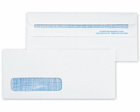 Self-Sealed Single Window Security Envelope - Small Business Products