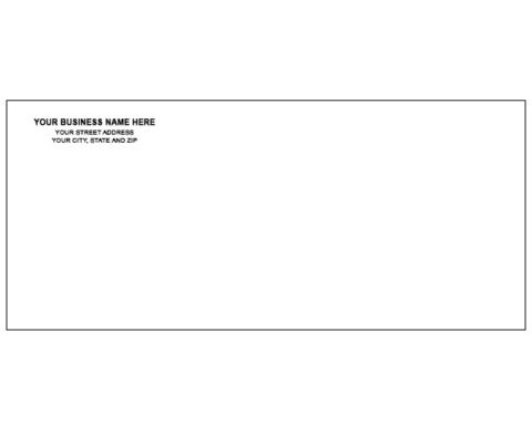 #10 Self Sealed Non-Window Envelope - Small Business Products